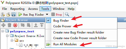 Polyspace静态测试小白入门指导_polyspace是什么软件-CSDN博客