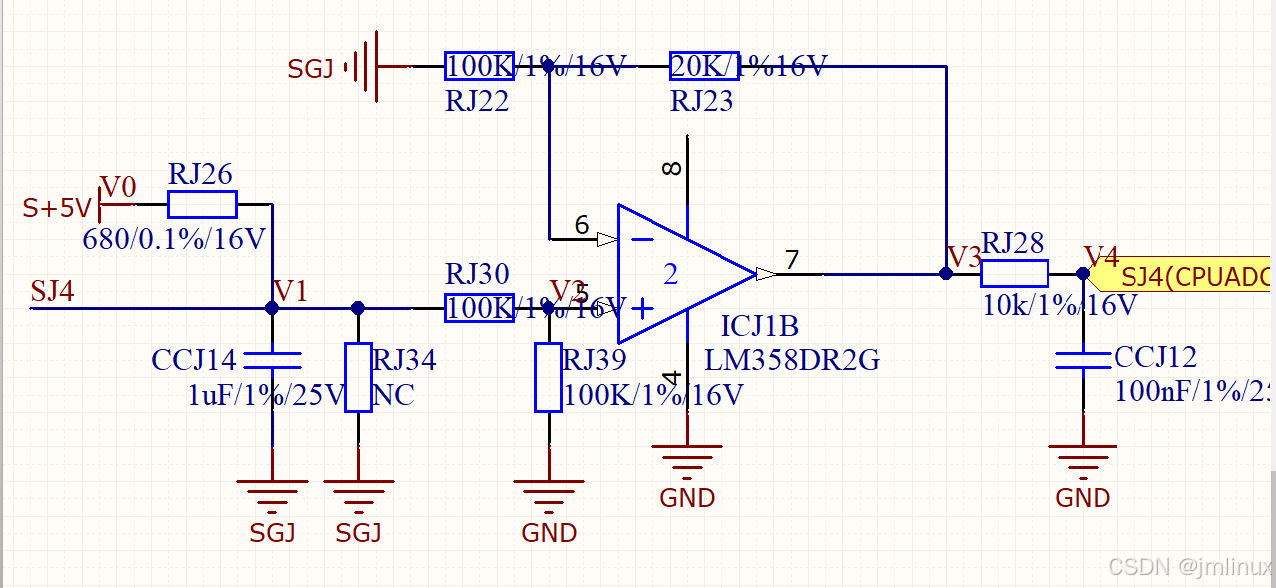 STM32 HAL库 + LM358运算放大器 + ADC + VDO温度传感器：电路设计及代码实现_lm358 adc-CSDN博客