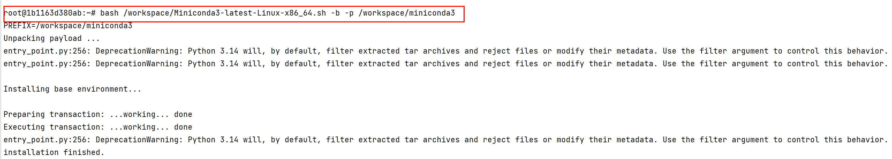 PyCharm远程连接Ubuntu，docker容器的数据盘，安装miniconda 创建环境，部署模型_docker部署miniconda-CSDN博客