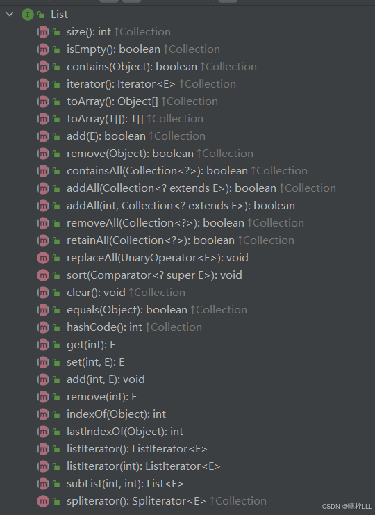 Java List + ArrayList 详解_集合对象java,list maerskordersbnin-CSDN博客