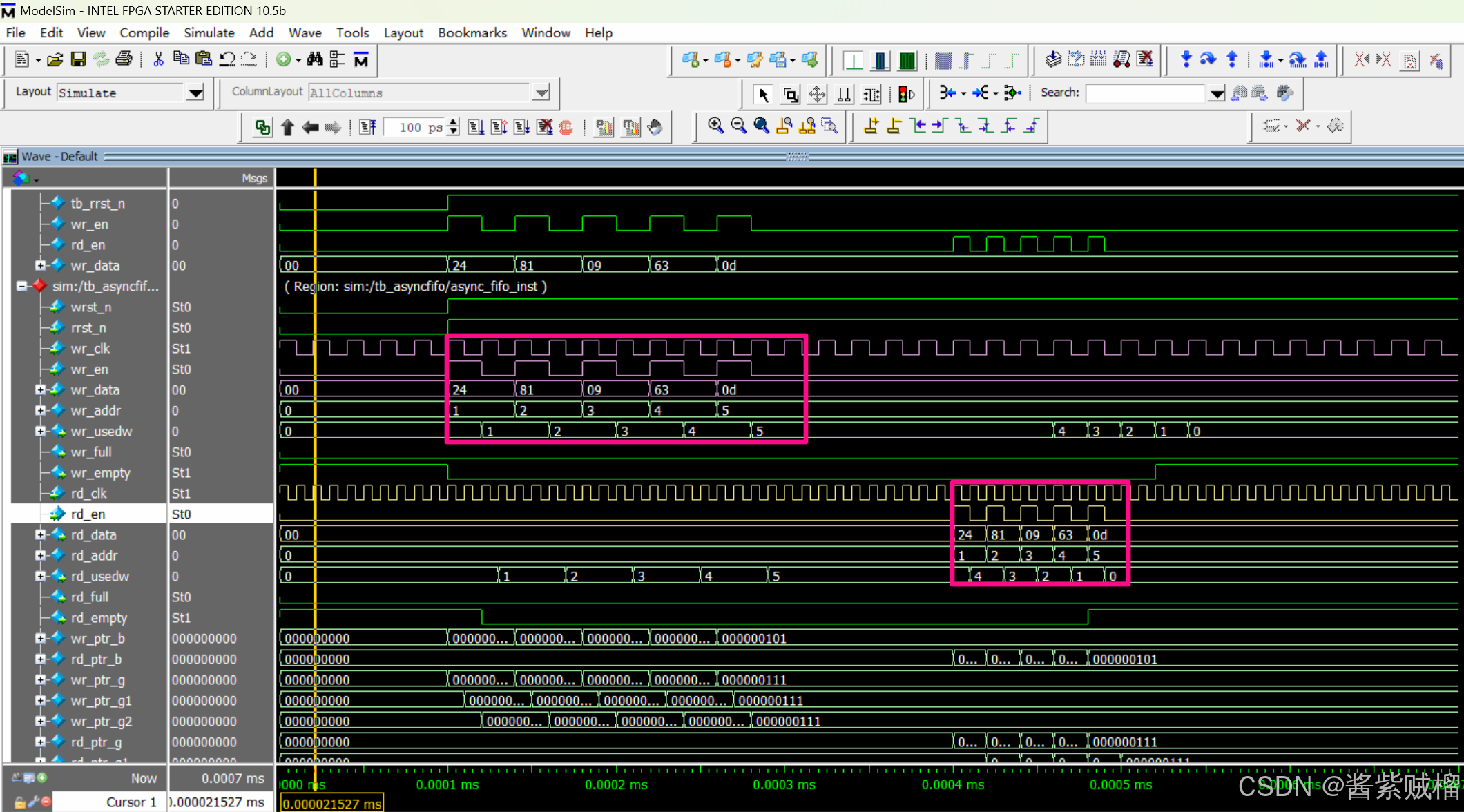 Verilog 实现异步FIFO（手撕）_异步fifo verilog-CSDN博客