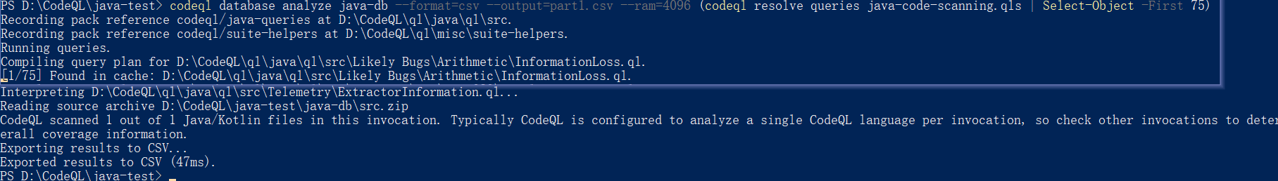 Java代码安全检测：CodeQL静态分析工具完整教程_codeql database create时忽略maven错误-CSDN博客