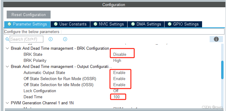 GD32F103RET6电机驱动互补PWM遇到波形混乱以及无法添加死区时间_gd32f103 互补pwm-CSDN博客