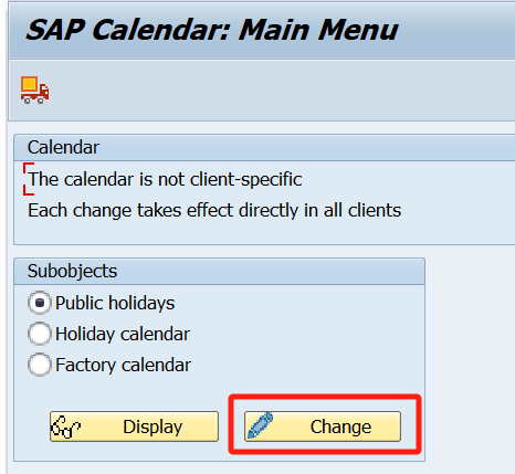 SAP PRD生产环境维护工厂日历，可能会遇到无“修改”按钮展示的情况，需要打开SCC4和SE06的设置_sap scc4-CSDN博客