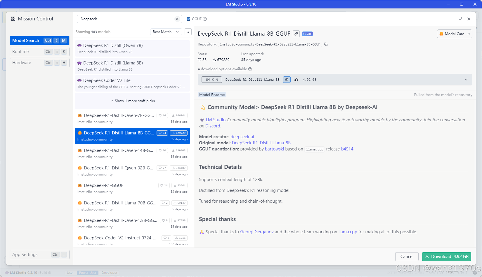 使用LM Studio轻松搭建本地大模型_语言模型_wang1970s-MCP技术社区