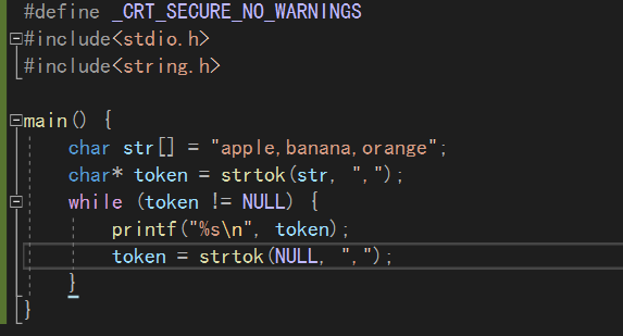 字符串分割函数strtok的用法_strtok函数用法-CSDN博客