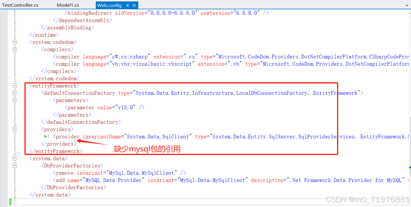 .Net Framework WebApi使用EF的Code First模式链接Mysql数据库_webapi codefirst-CSDN博客