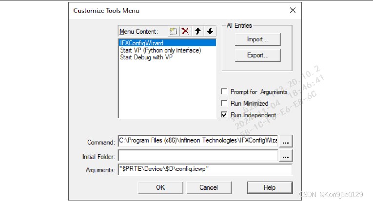 如何将Infineon MOTIX™ MCU的Config Wizard配置向导集成到Keil uVision 和 IAR中_infineon mcu configuration wizard ...