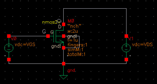 利用Virtuoso仿真测量TSMC180OA工艺库下mos管的直流特性参数_nmos参数iambda-CSDN博客