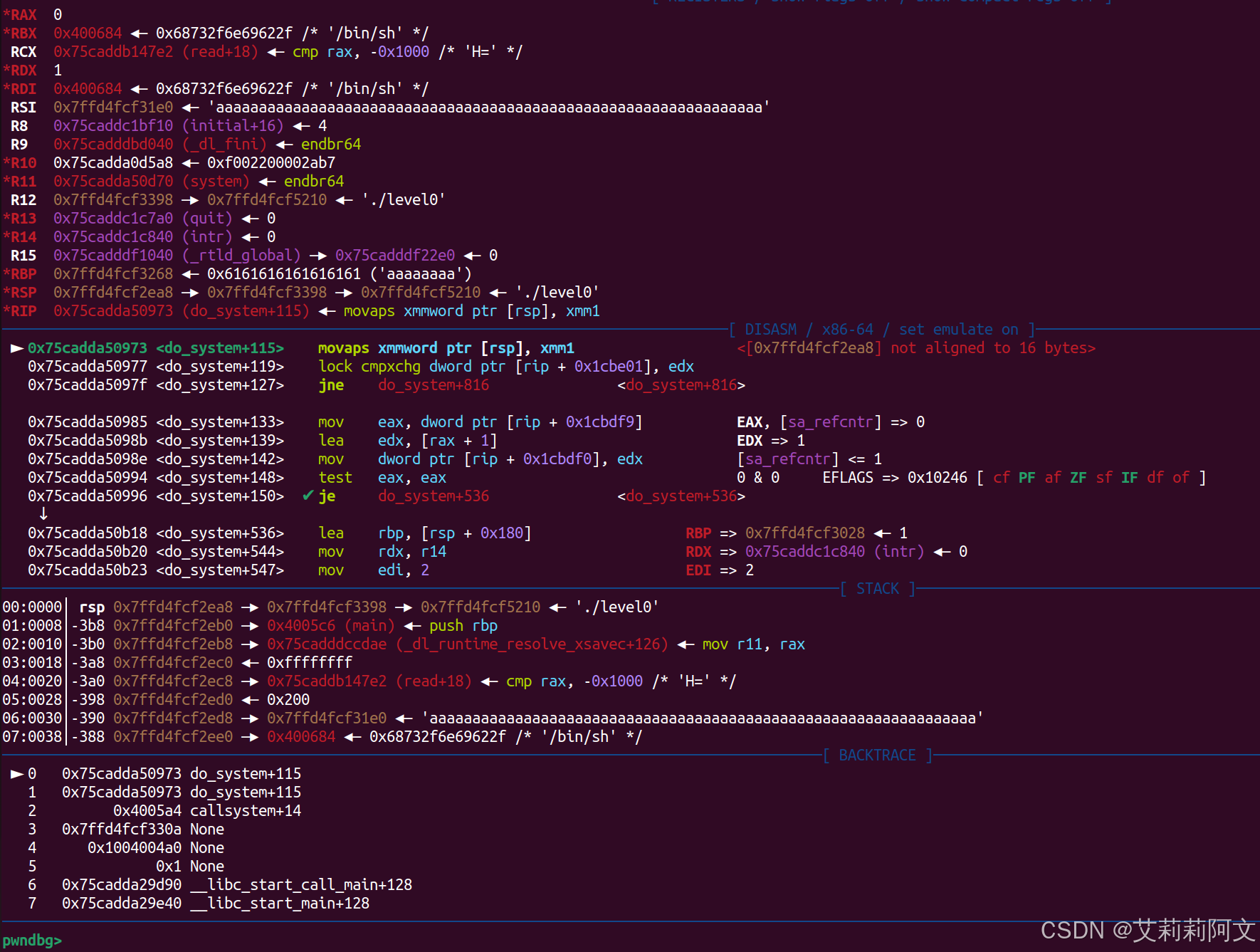 BUUCTF Pwn jarvisoj_level0 题解-CSDN博客
