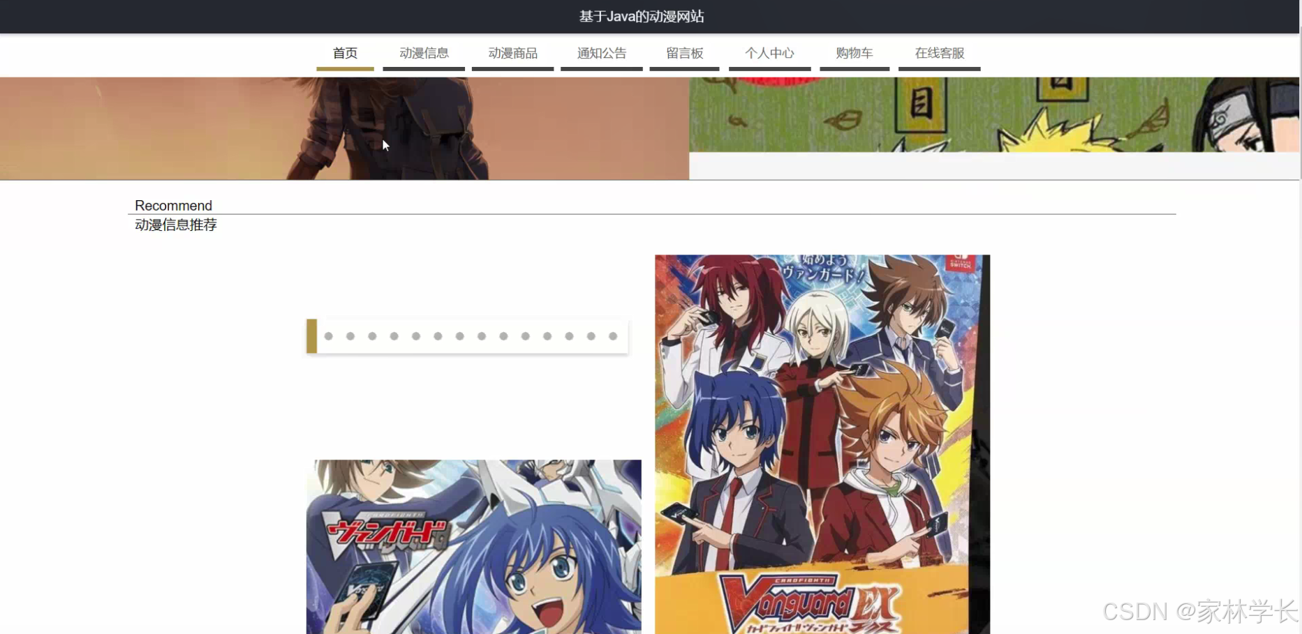 Java计算机毕业设计基于java的动漫网站（开题程序论文） Csdn博客