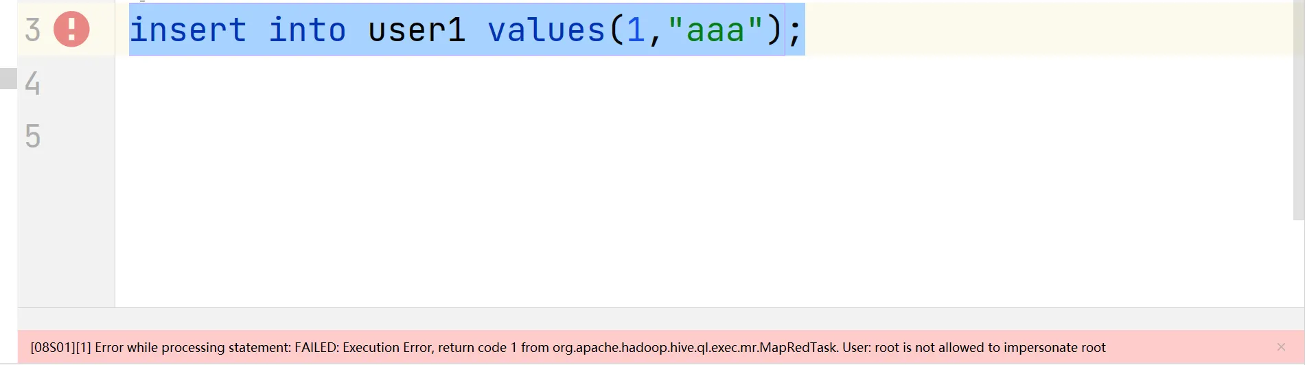 Hive开发指南：Hive小技巧和Datagrip插入数据报错问题_datagrid 连接hive 不能插入数据-CSDN博客