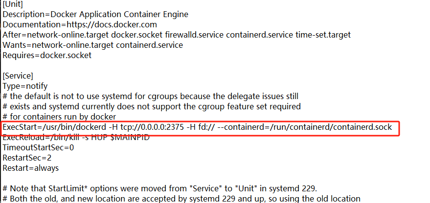 Linux安装docker并开启2375端口（简易版）_docker 2375端口-CSDN博客