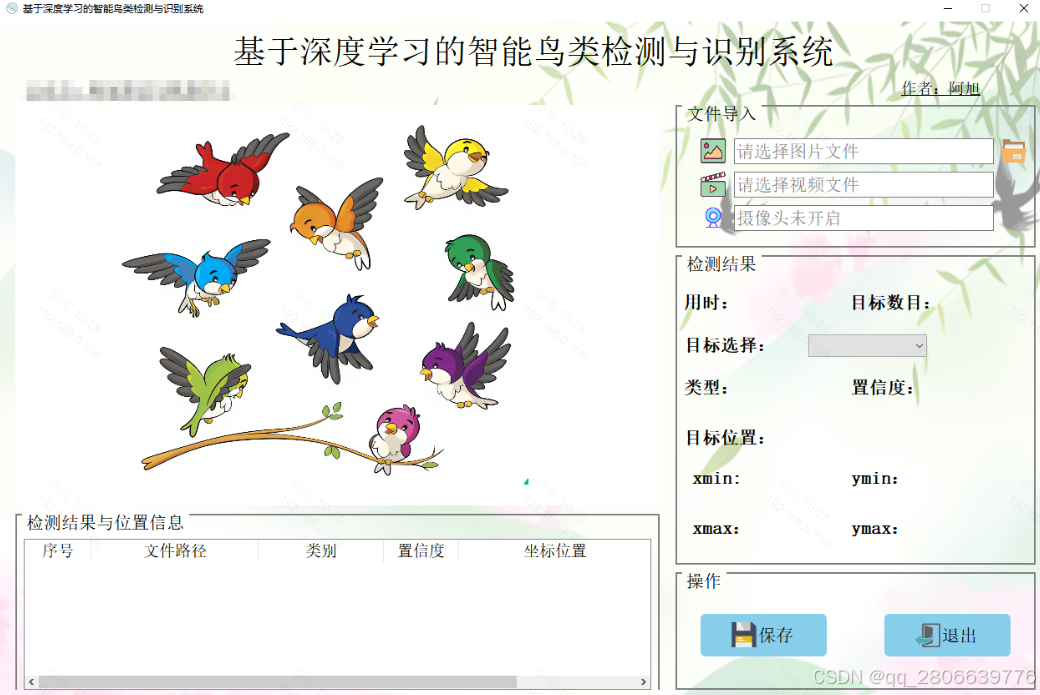 基于yolov8深度学习的200种鸟类智能检测与识别系统【python源码pyqt5界面数据集训练代码】目标检测、深度学习实战yolo 200种 鸟类 Csdn博客