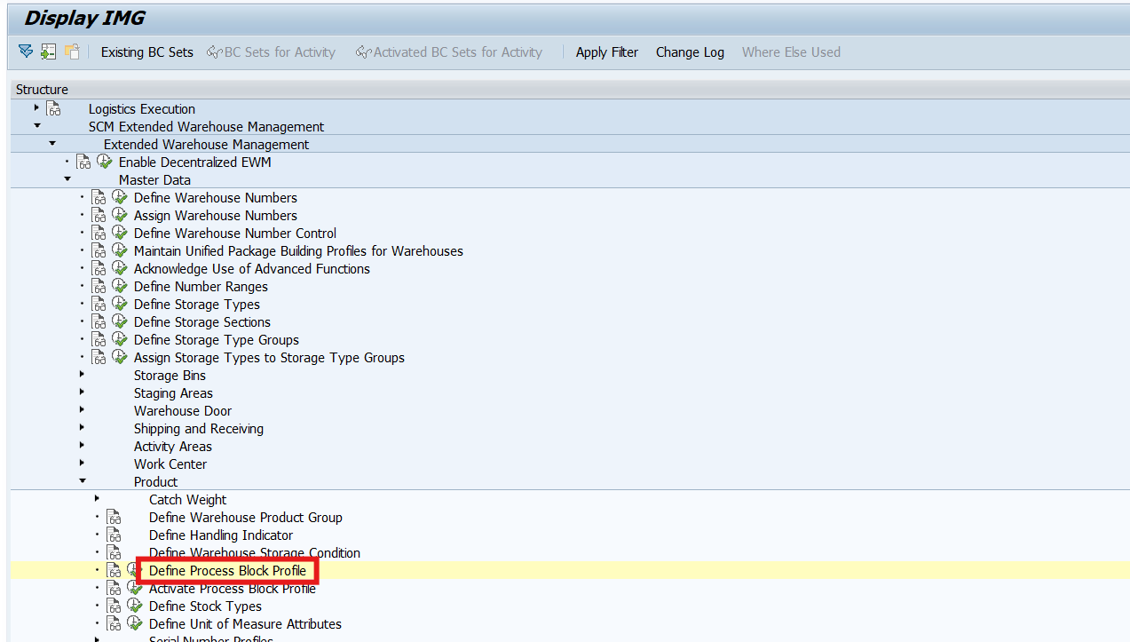 SAP EWM后台配置研习之Process Block Profile-CSDN博客