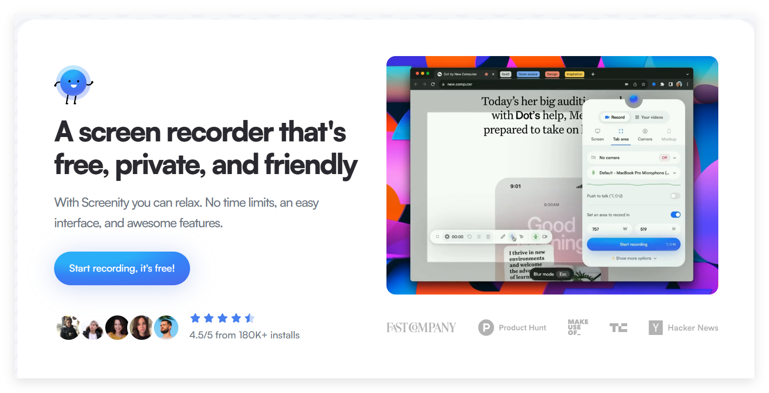# Screenity：开源、无限、私密的屏幕录制与标注神器-CSDN博客