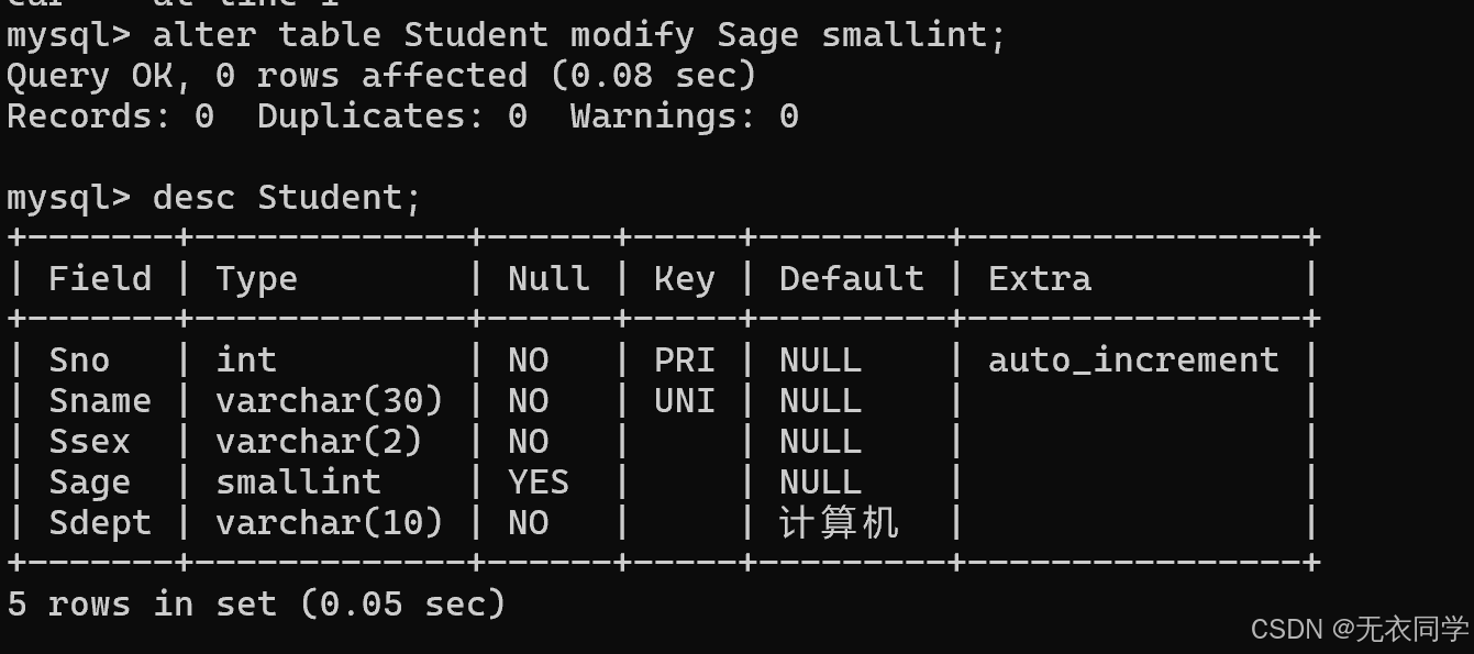 数据库作业4_stuinfo表包括学号(主键)、姓名、出生日期,向stuinfo表中添加一条记录,使得对应字-CSDN博客