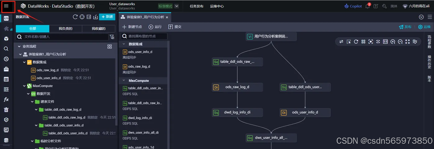 DataWorks产品测评|基于DataWorks和MaxCompute产品组合实现用户画像分析-CSDN博客