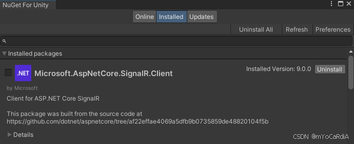 (2025)Unity使用NuGet(.NET平台的包管理工具)_unity nuget-CSDN博客