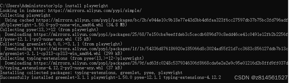 Playwright 安装（win10 + Python3.13.2+pip）-CSDN博客