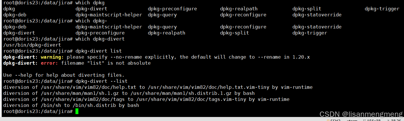linux 操作系统下 dpkg-divert 命令介绍和使用案例-CSDN博客