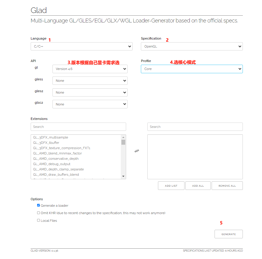 3、OpenGL-GLAD配置_opengl glad-CSDN博客