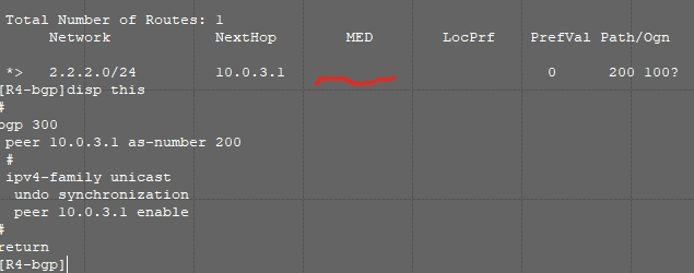 BGP MED基本概述_bgp的med-CSDN博客