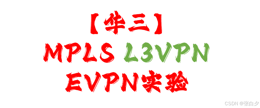 【华三】EVPN L3VPN实验_vsr88-CSDN博客