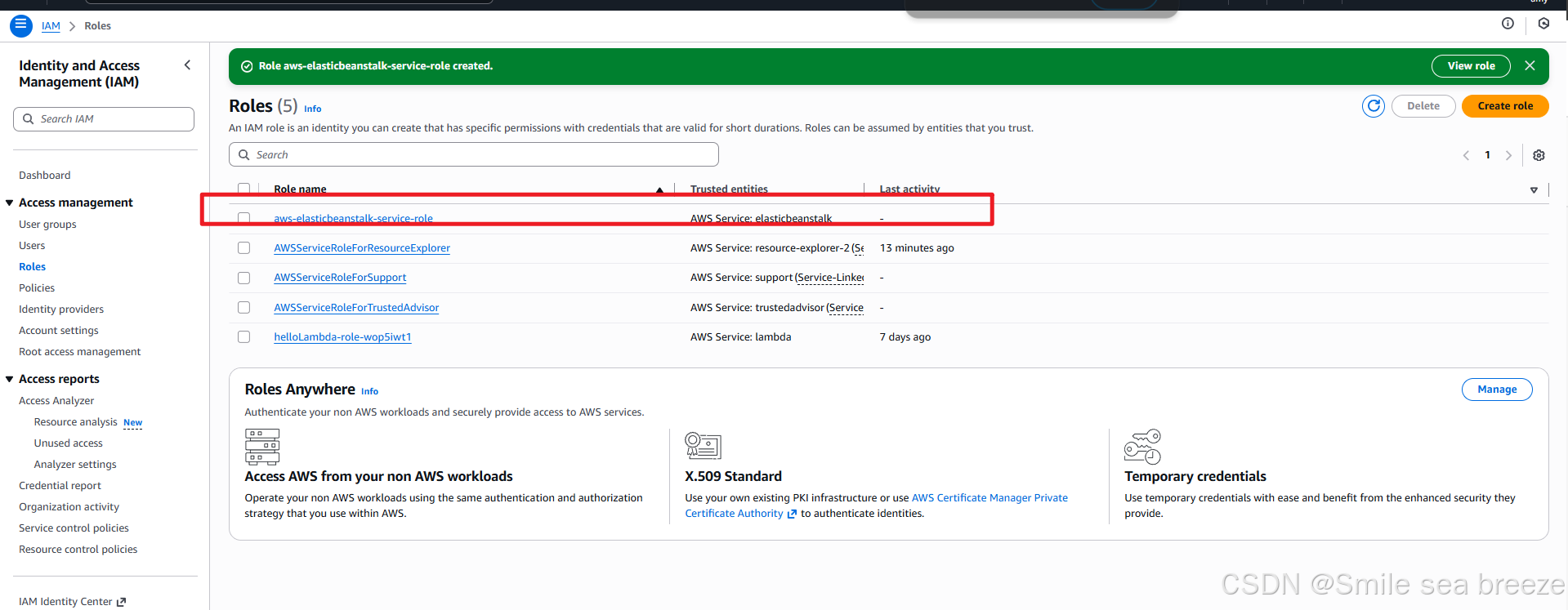 IAM 创建角色（Service Role） 的界面详细介绍-CSDN博客