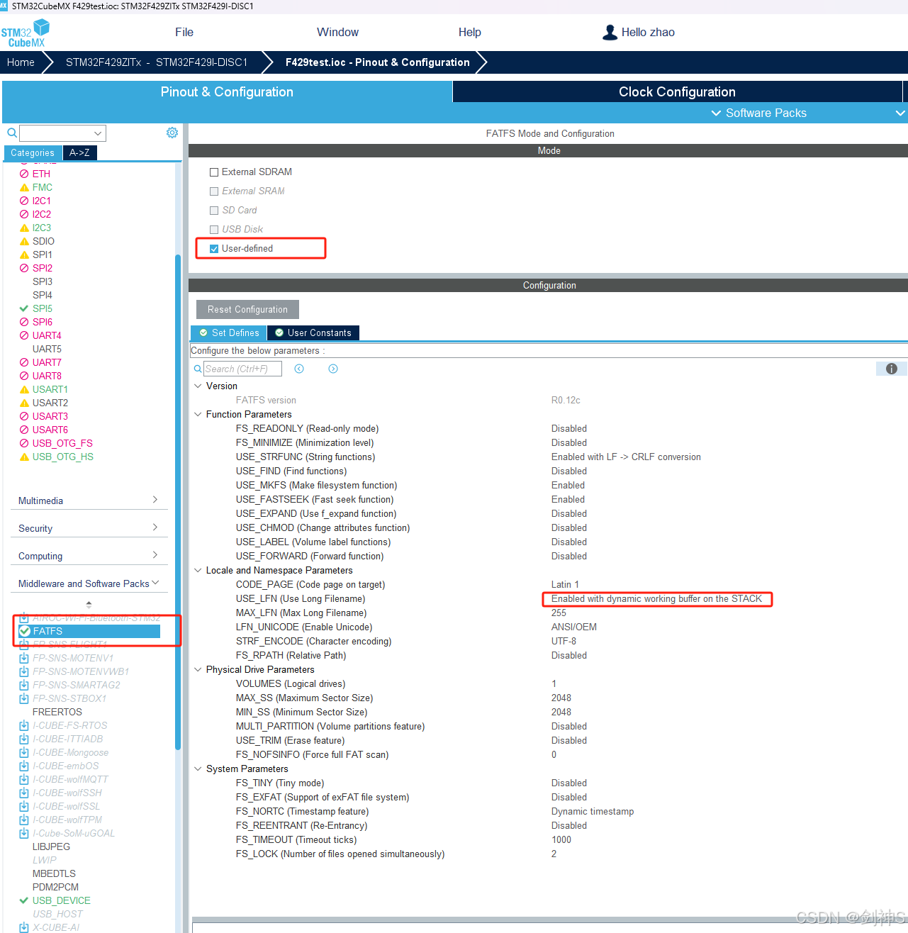 stm32F429 利用片内Flash模拟U盘_stm32内部flash模拟u盘-CSDN博客