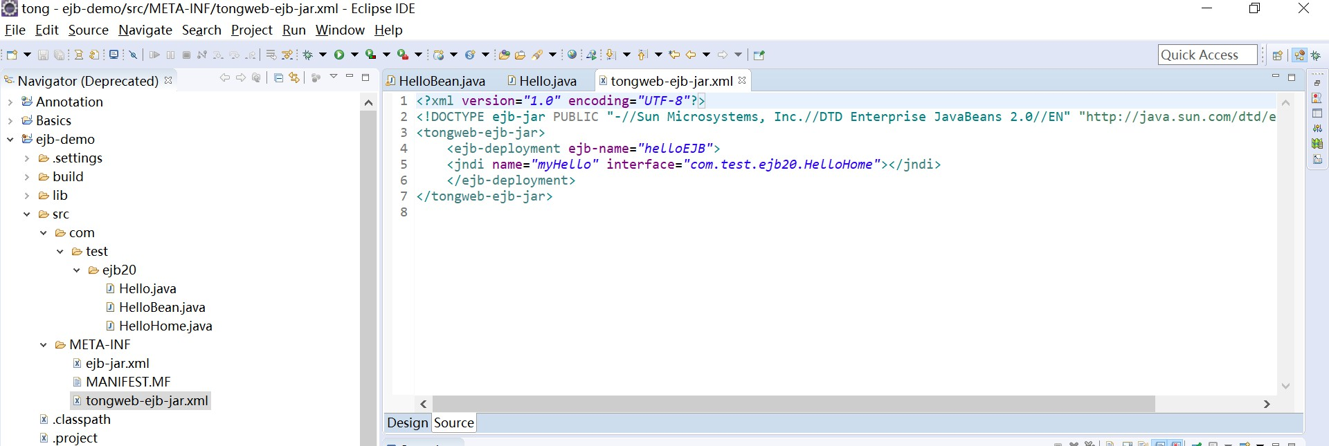 TongWeb部署EJB应用简单使用_tongweb ejb-CSDN博客