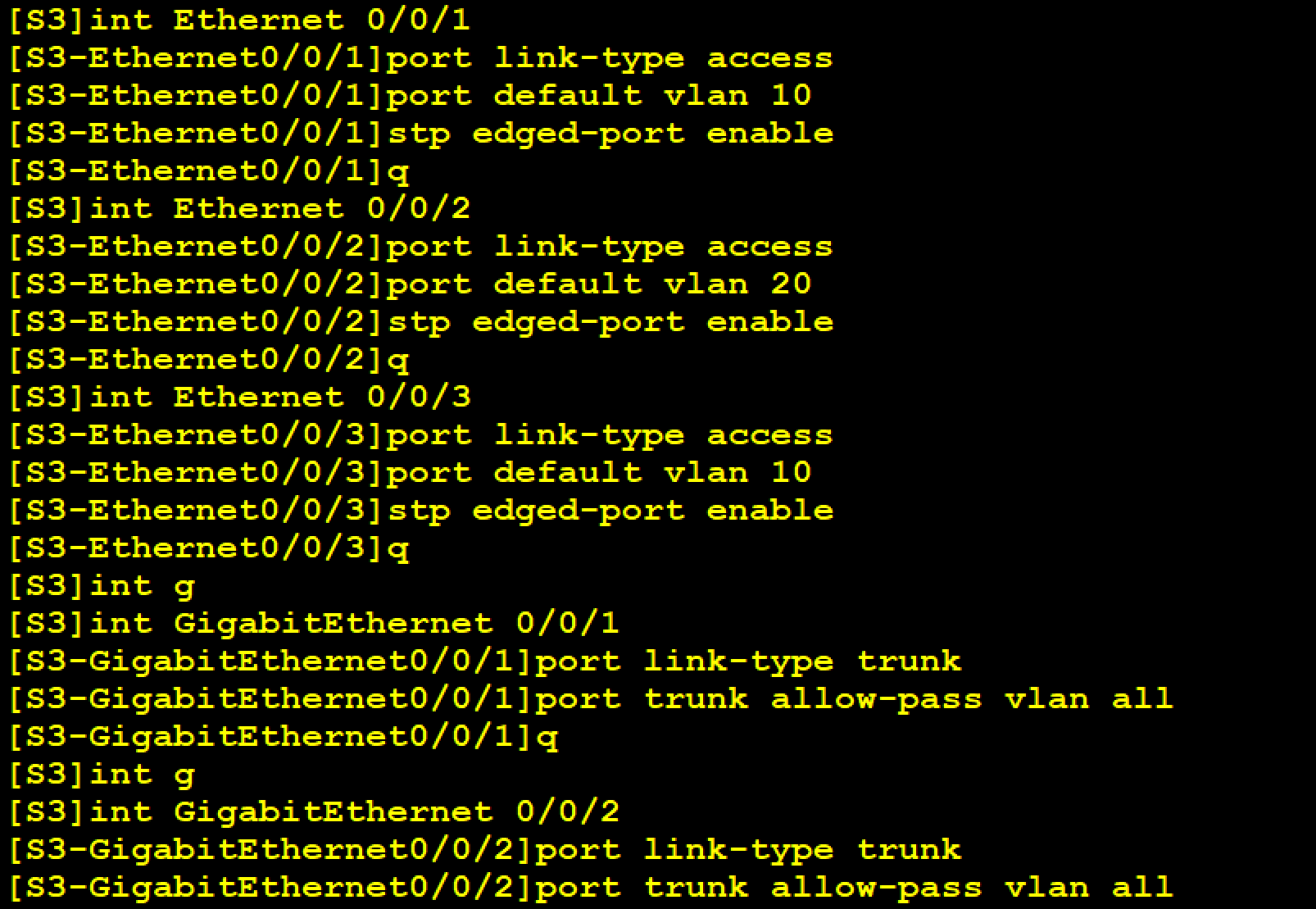 华为Ensp MSTP+VRRP+LACP+OSPF+ACL综合配置-CSDN博客