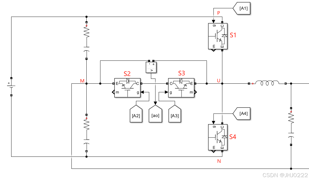 SPWM-T型拓扑，Simulink仿真学习笔记_t型三电平拓扑-CSDN博客
