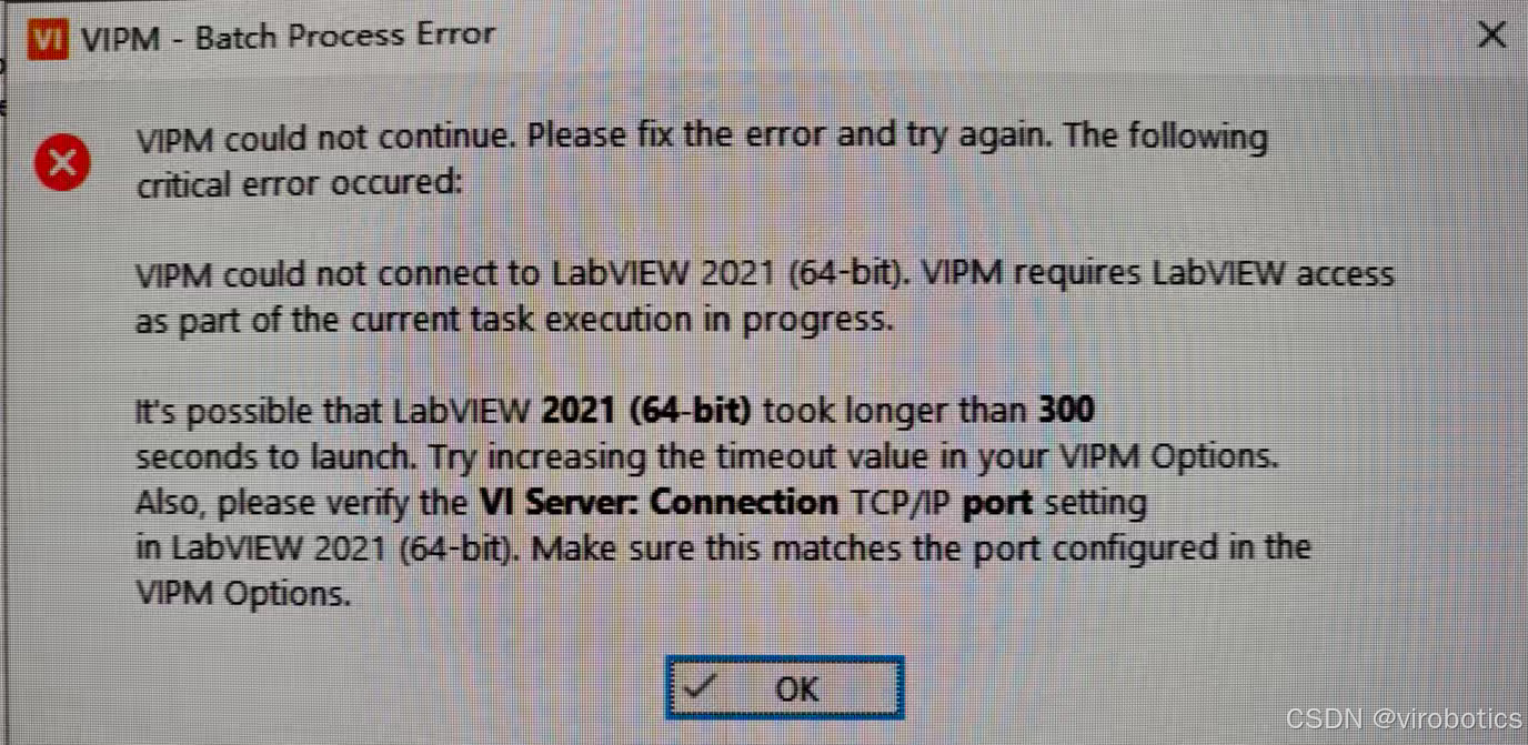 踩坑记录：解决 VIPM 无法连接 LabVIEW问题VIPM could not connect to LabVIEW_labview vipm-CSDN博客