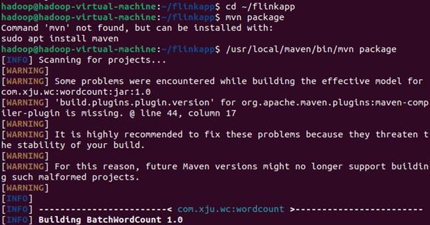 实验六 Flink编程 _使用linux系统自带的nc程序模拟生成数据流,不断产生单词并发送出去。编写flink程-CSDN博客