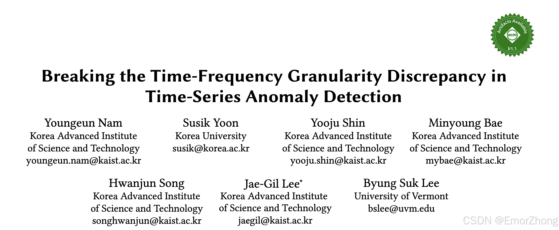 Breaking the Time-Frequency Granularity Discrepancy in Time-Series ...