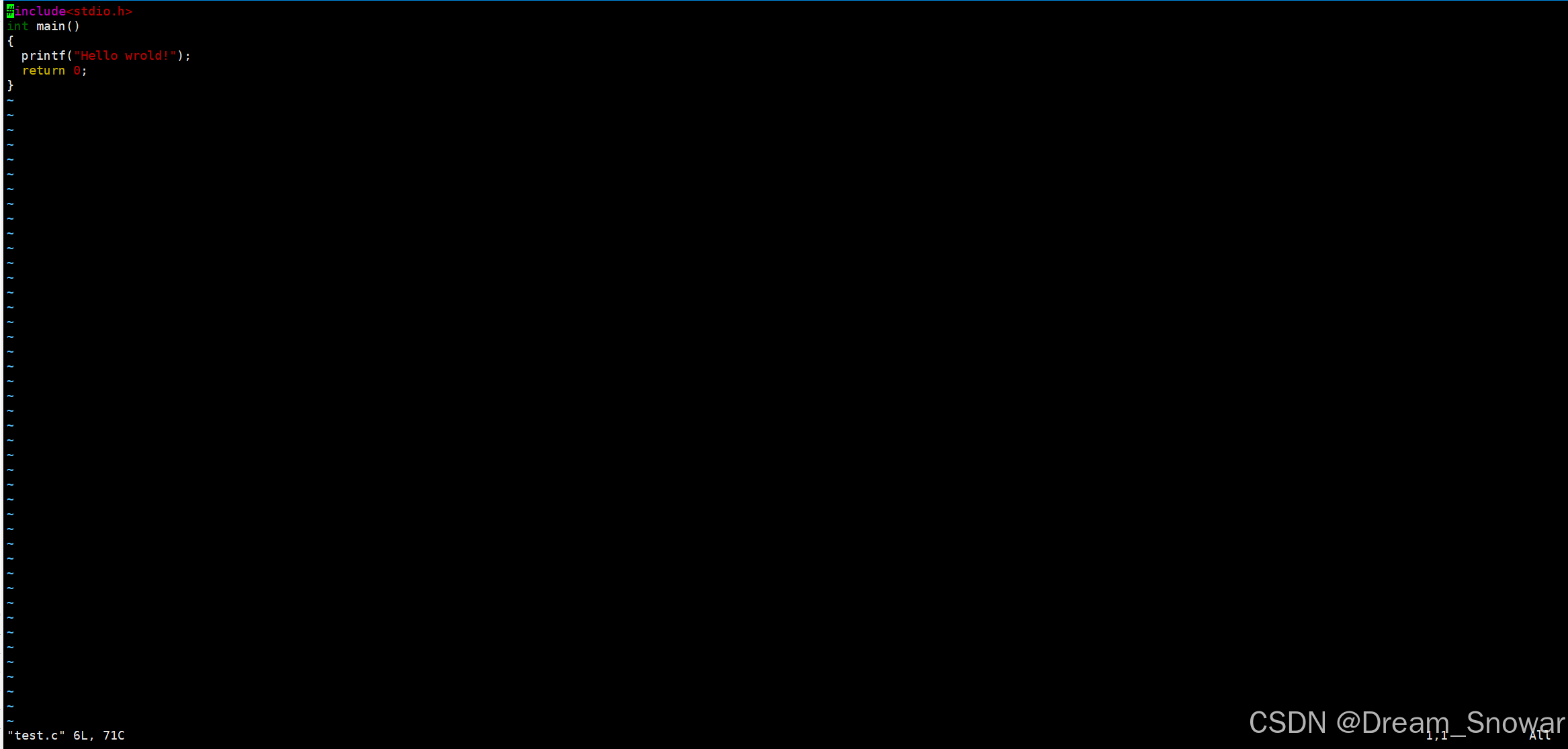 [Linux]第五节 vim的使用-CSDN博客