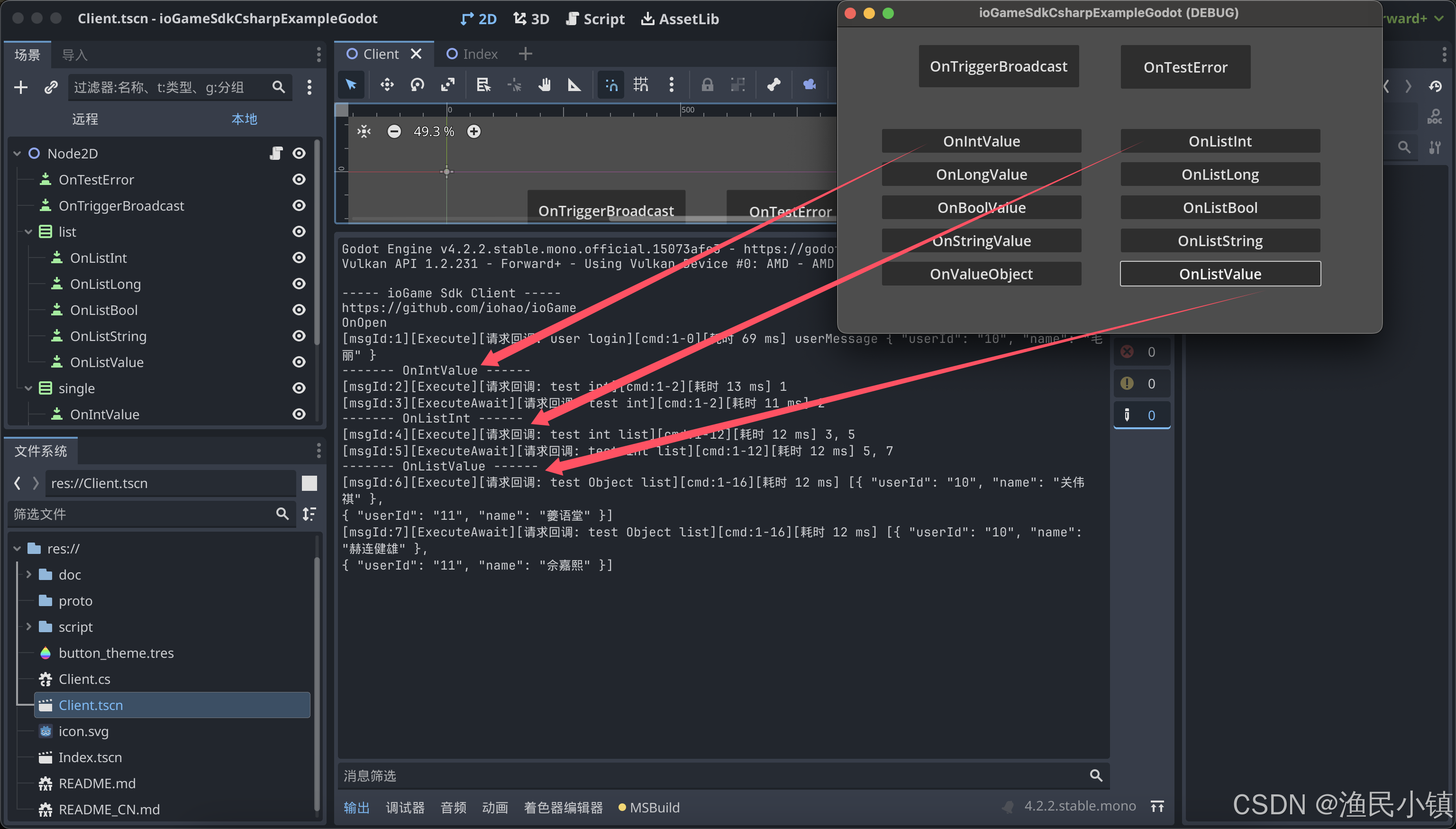 Godot、Netty、Protobuf、C#、Csharp、WebSocket、Tcp；分步式游戏服务器网络通信联调。_godot websocket-CSDN博客