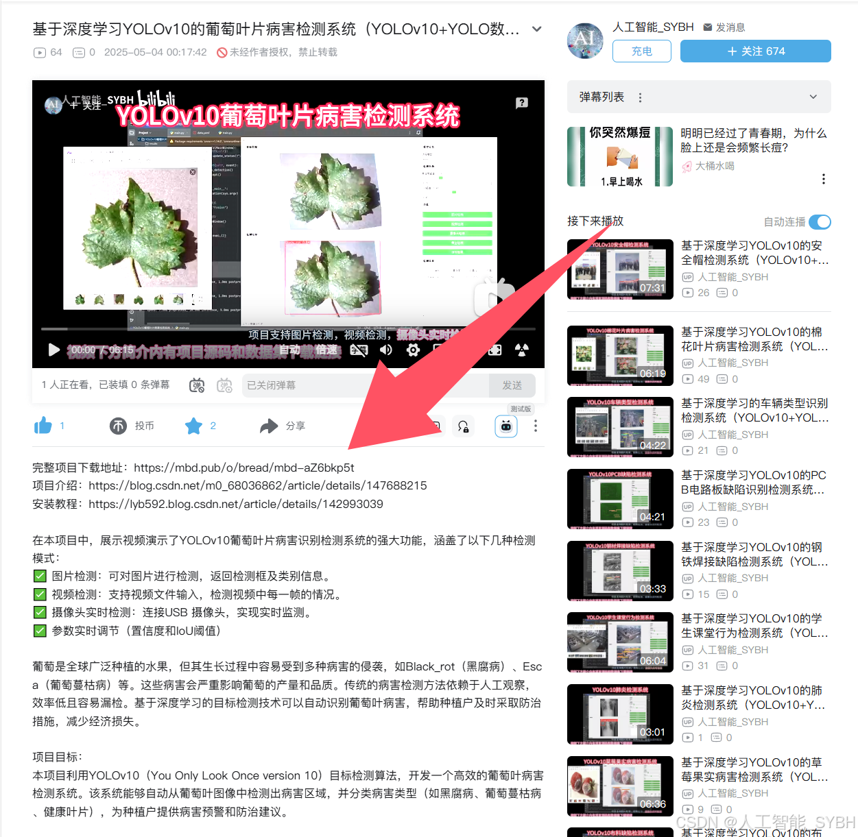 基于深度学习YOLOv10的葡萄叶片病害检测系统（YOLOv10+YOLO数据集+UI界面+Python项目源码+模型）_基于深度学习的葡萄叶部病害图像分类系统-CSDN博客
