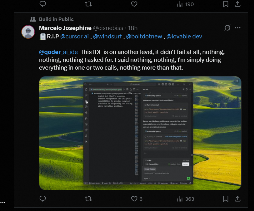 阿里全新AI IDE上线，免费用 Claude4：超强上下文理解，覆盖整个代码库_agentic coding platform for real software-CSDN博客