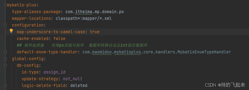Mybatis-plus常用配置_mybatisplus配置mapper扫描路径-CSDN博客