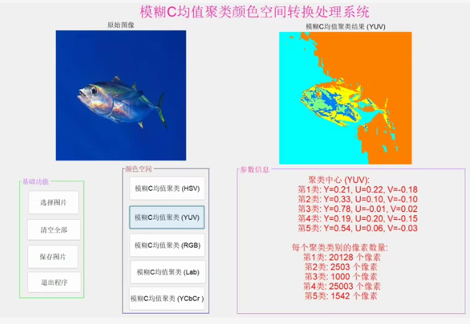 基于matlab模糊c均值聚类颜色空间转换处理gui系统 Csdn博客