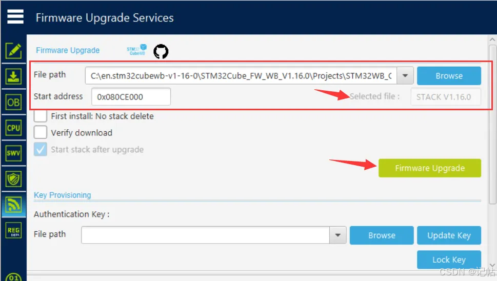 STM32WB55RG开发(4)----FUS 更新-CSDN博客