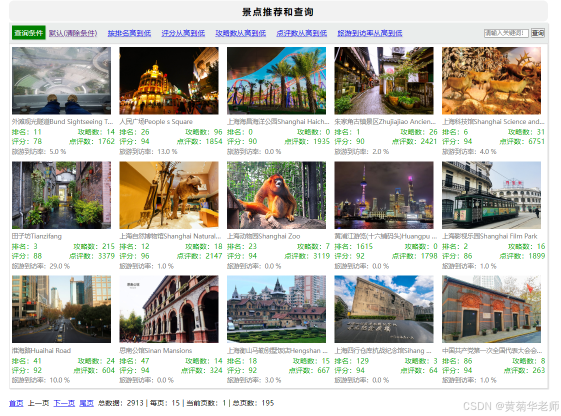 Python爬虫可视化主题:python浙江杭州景点数据可视化和景点推荐系统源代码作品开题报告 Csdn博客