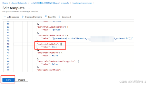 Databricks: Update Workspace Settings with “Export Template“-CSDN博客