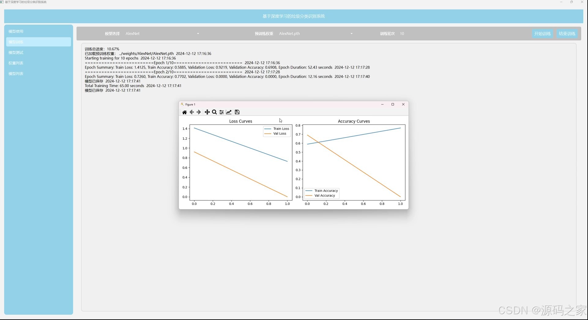 计算机视觉：垃圾分类识别系统 pytorch框架 多模型LeNet、AlexNet、VGG、GoogLeNet、ResNet、MobileNet、MobileNet、RegNet模型 毕业设计 ...