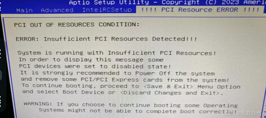P100报PCI Resouce ERROR_pci resource error-CSDN博客