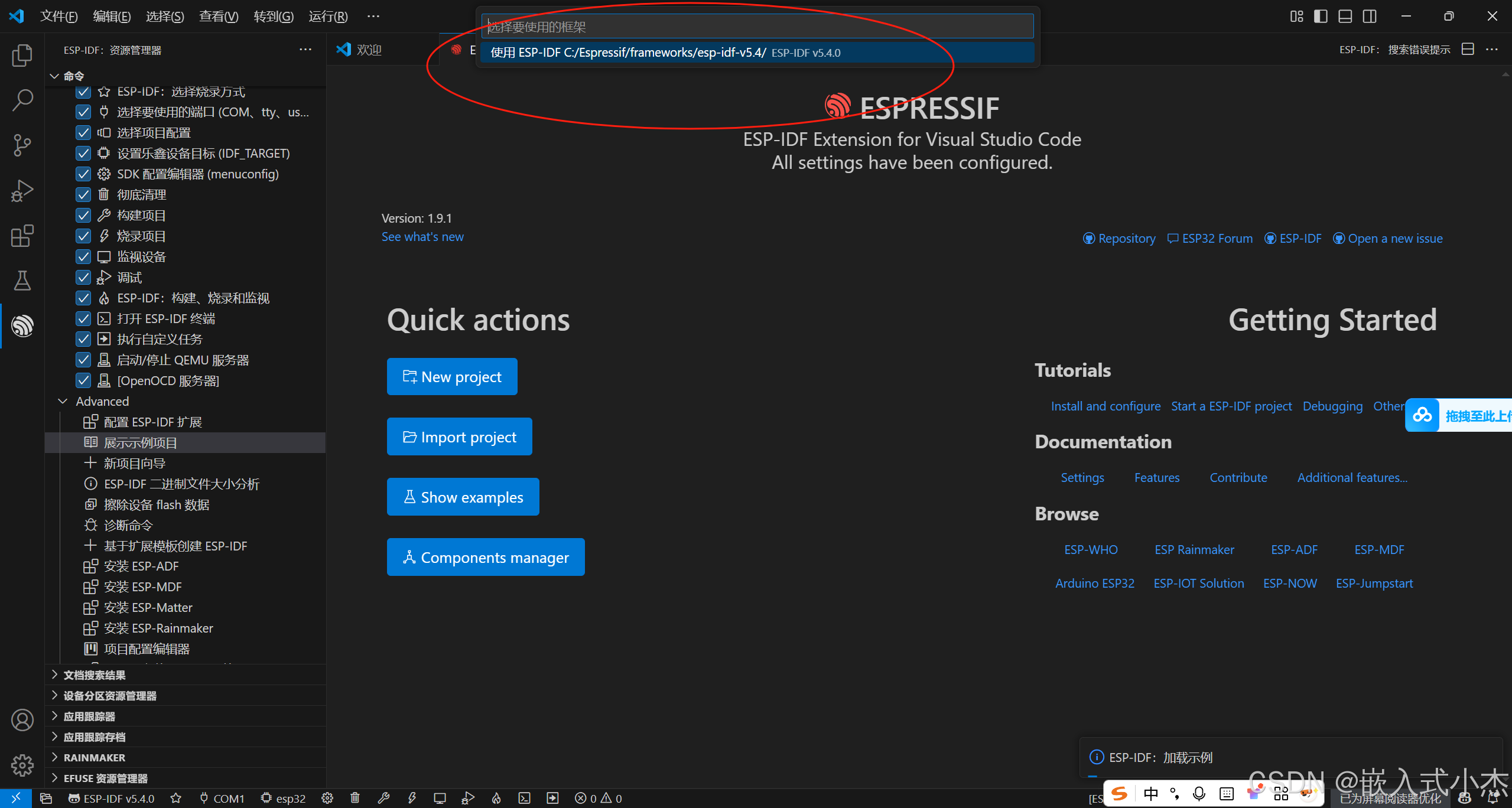 【ESP32环境搭建】基于VScode + ESP-IDF（100%成功，装不好可以评论区私我）_vscode esp-idf-CSDN博客