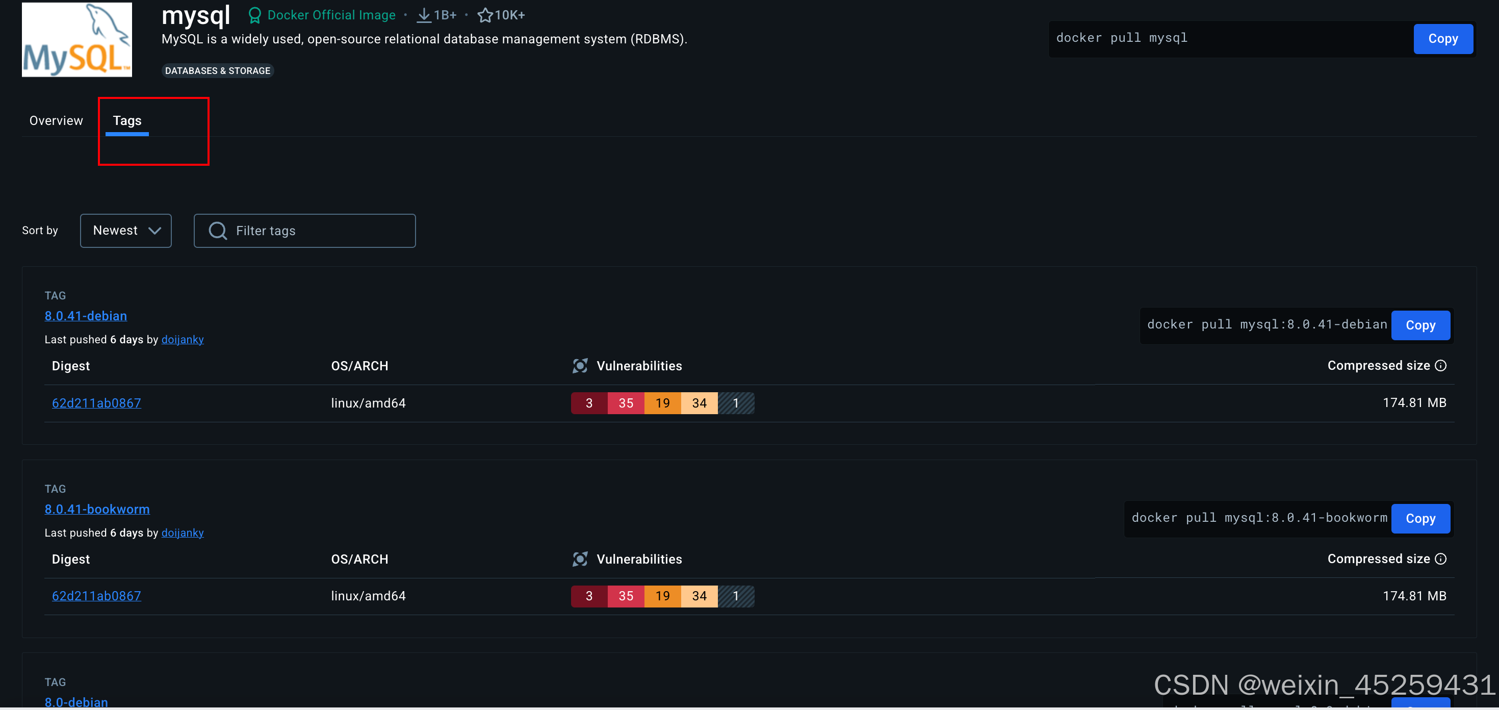 Docker 安装 Mysql_docker下载mysql-CSDN博客